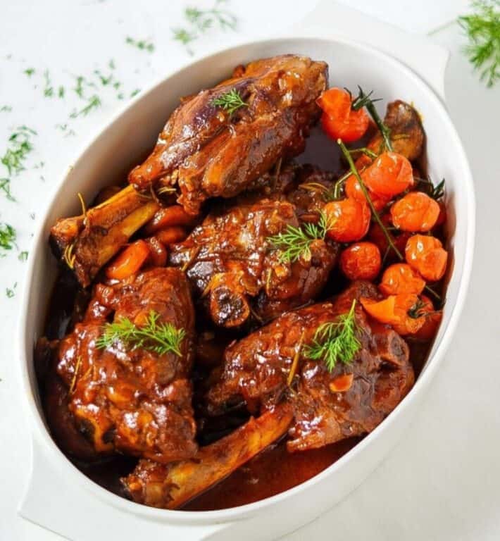 Roasted Slow Cooker Rack of Lamb Recipe