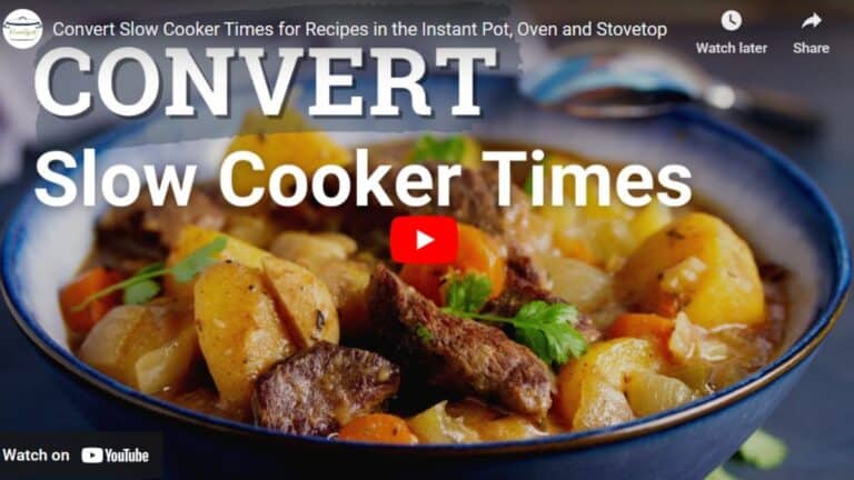How to Convert Slow Cooker Times {Printable Download}