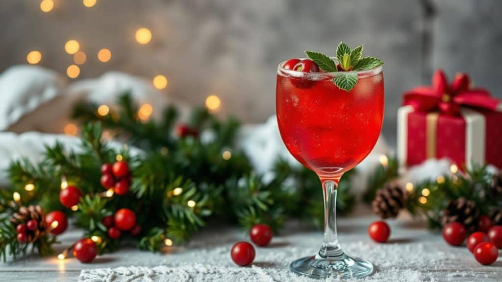 Tipsy Rudolph Spritzer Recipe - Perfect Holiday Drink