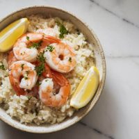 One-Pot Garlic Butter Shrimp Rice in a Rice Cooker - OvenSpot